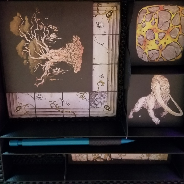 3D Printable Kingdom Death - Box Organizer, Token Trays, Extras by None ...
