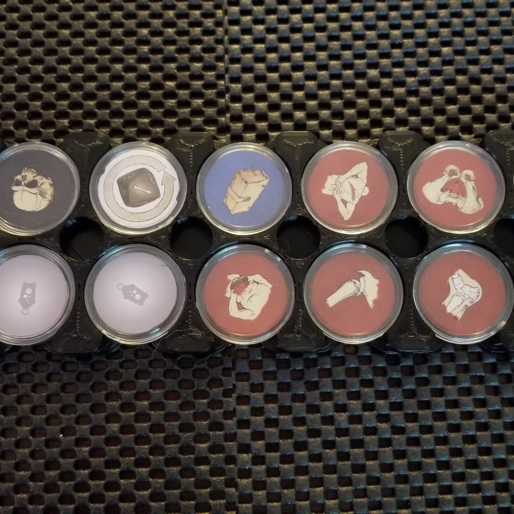3D Printable Kingdom Death - Box Organizer, Token Trays, Extras by None ...
