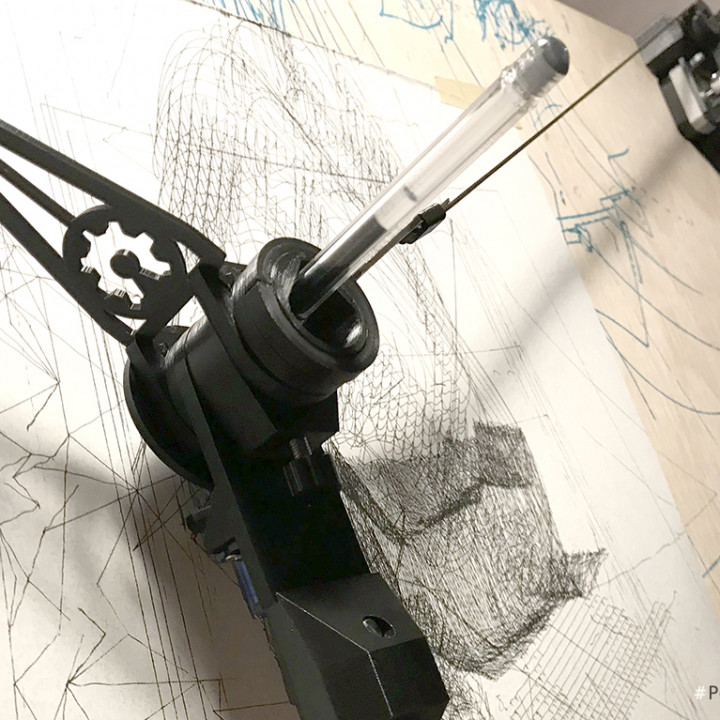 3D Printable Polargraph - Drawing machine by In Dialog