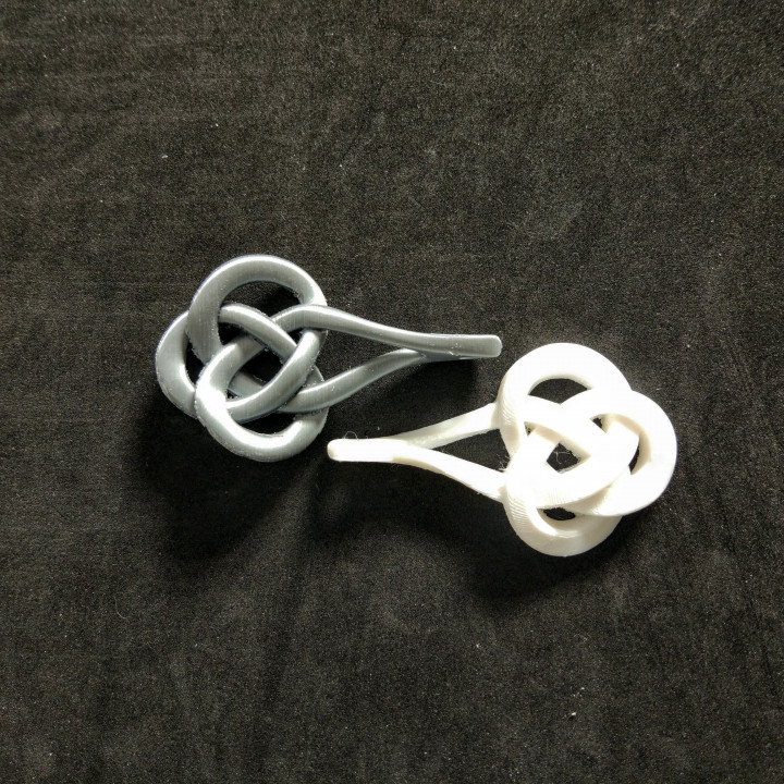 3D Printable Celtic Knot Pendant by Ignacio Sastre