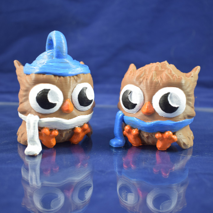 3D Printable Winter Owl by Tanya Wiesner