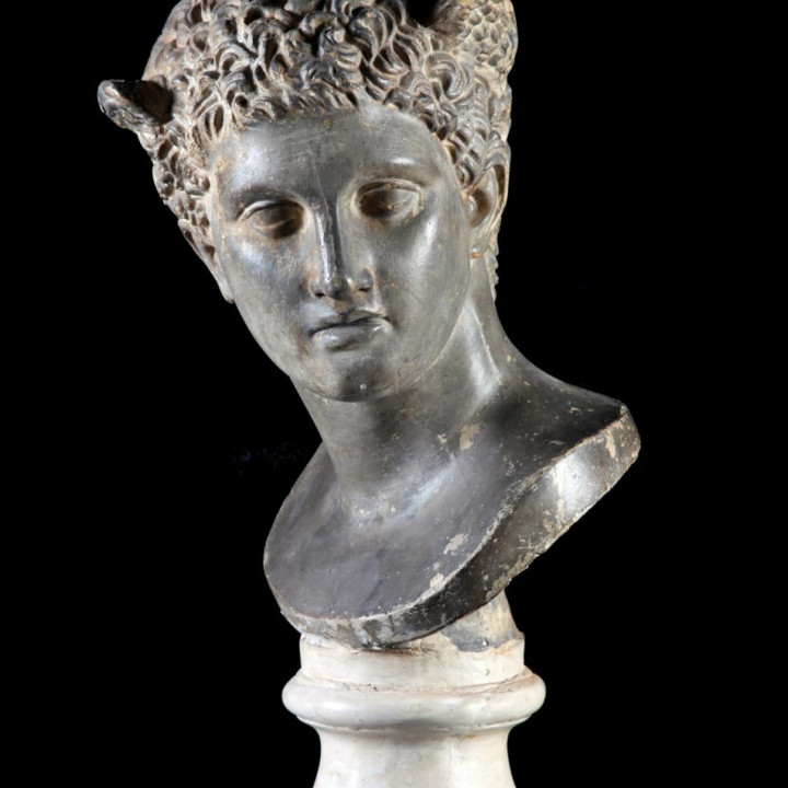 3D Printable Head of a little Faun by Crawford Art Gallery