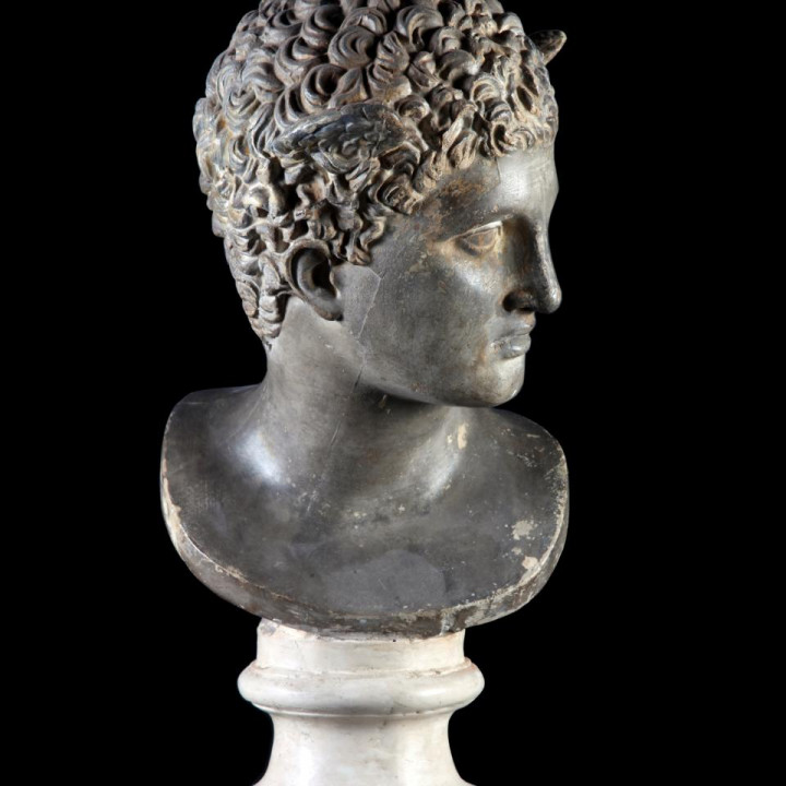 3D Printable Head of a little Faun by Crawford Art Gallery