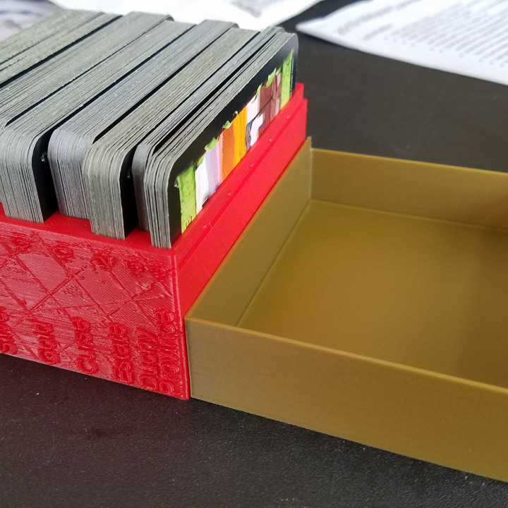 3D Printable Dominion Base Card Set Container by Cole Van Camp