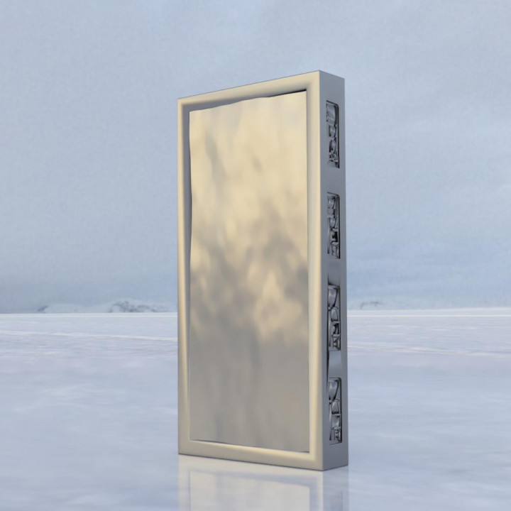 3D Printable Carbonite Frame by Kalle-Iivari Mononen