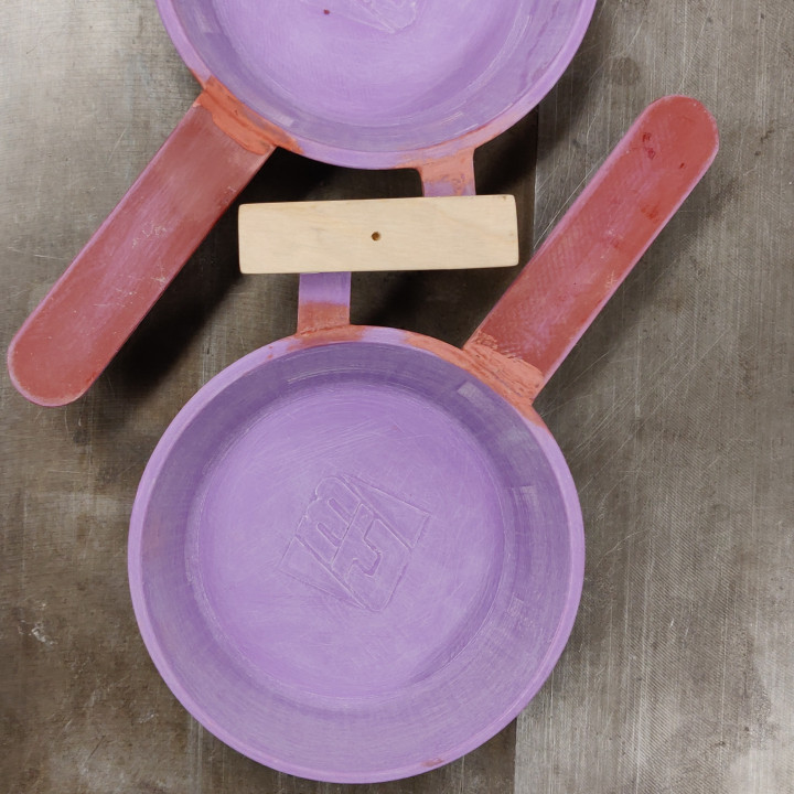 3D Printable 5.5 Inch Cast Iron Pan Mold by Nicholas Balavich