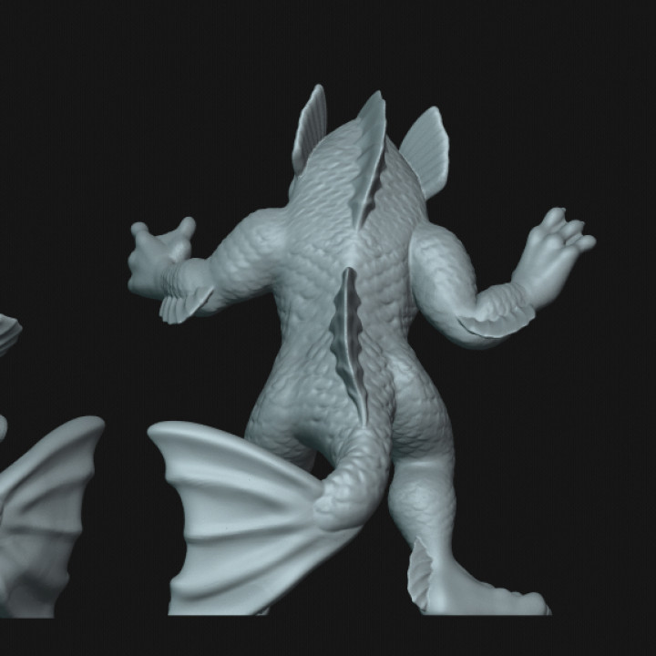 3D Printable Fishmen by Clay Rade