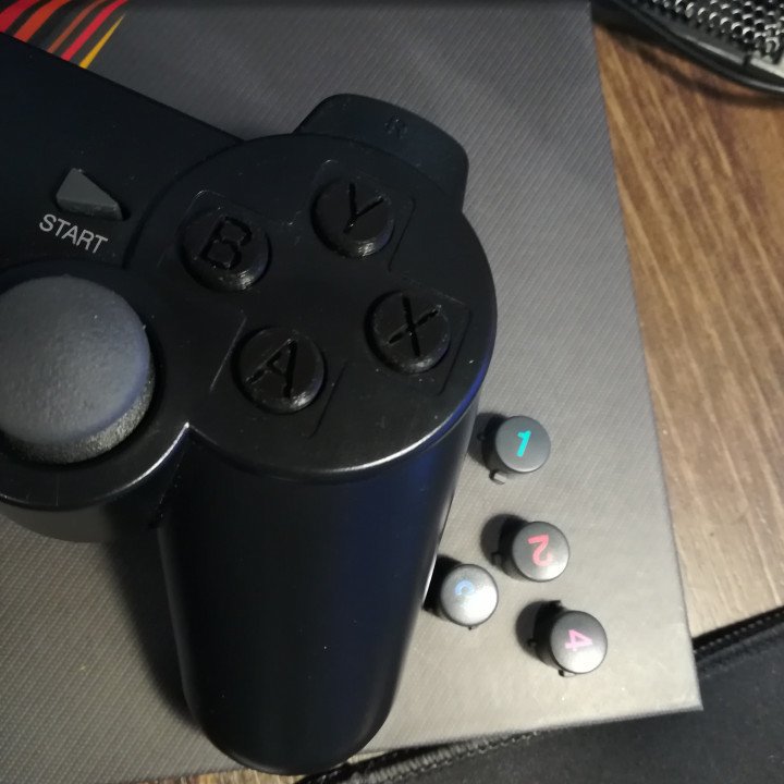 3D Printable Aftermarket PC controller buttons (for DualShock 3 ...