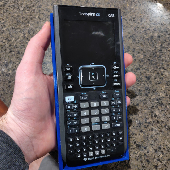 3D Printable TI-Inspire Calculator Cover by David