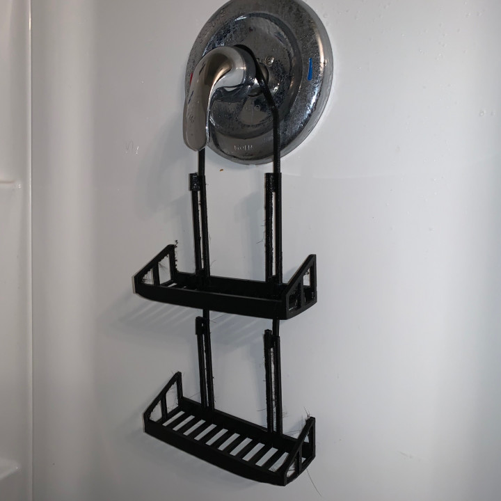 3D Printable Shower Caddy by Sam