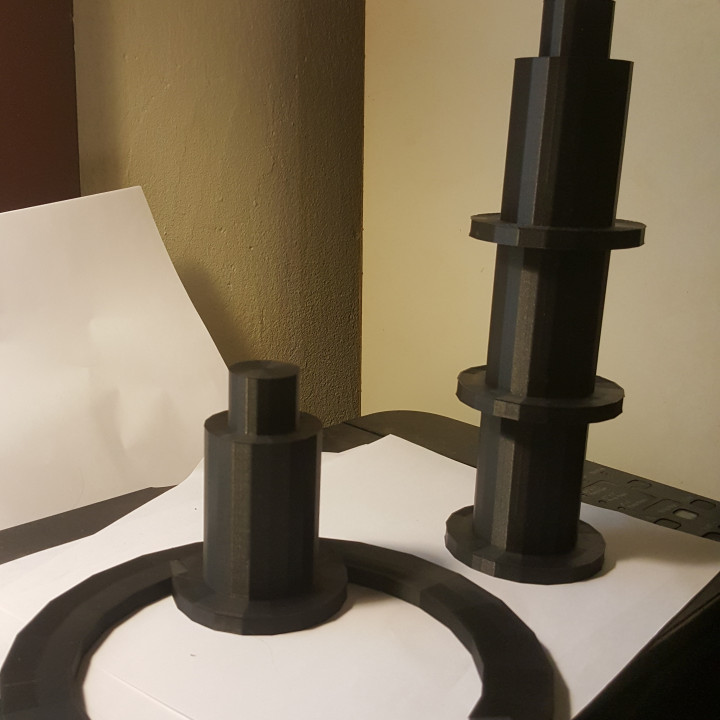 3D Printable spool tower by living in 3d