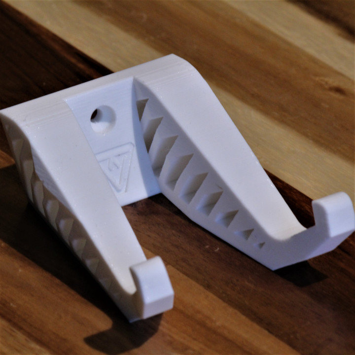 3D Printable Wall Mount Controller Holder by Kyle Van Horne