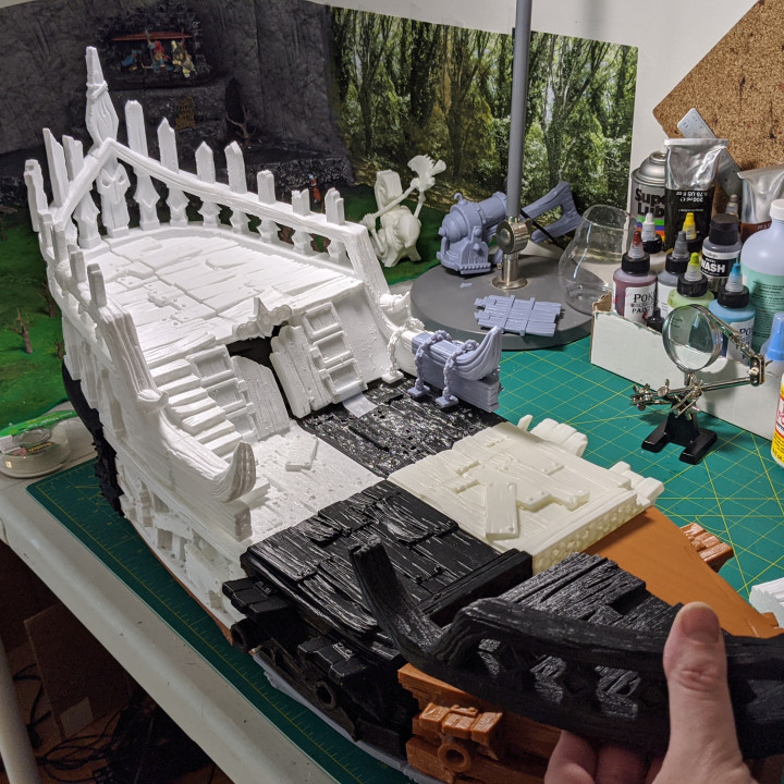 3D Print of Undead Pirate Ship by neilcostford