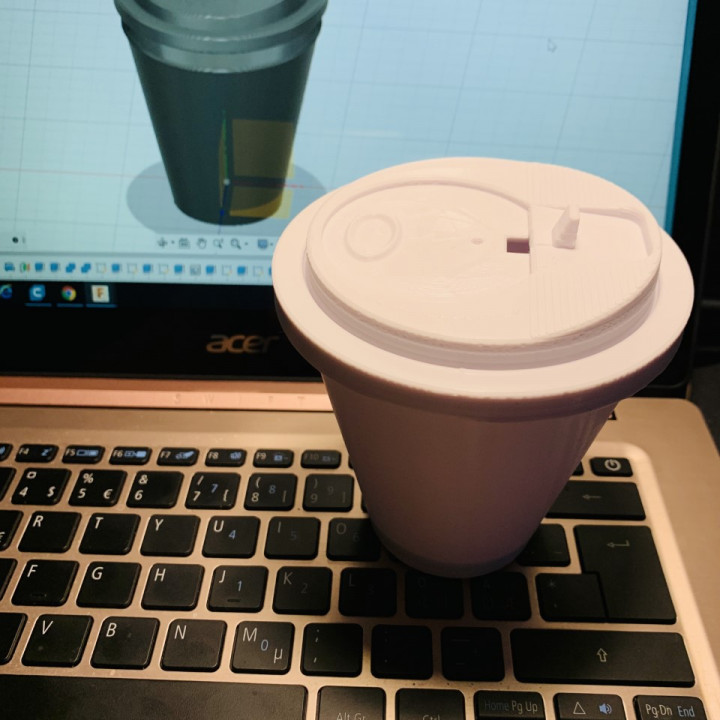 3D Printable Coffee cup by Alex X