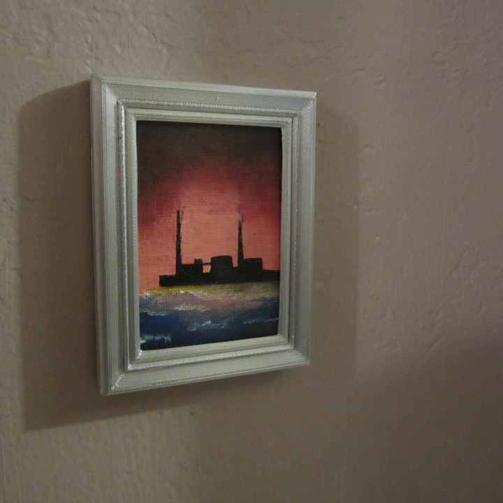 3D Printable Mini Picture Frame by James Eckert
