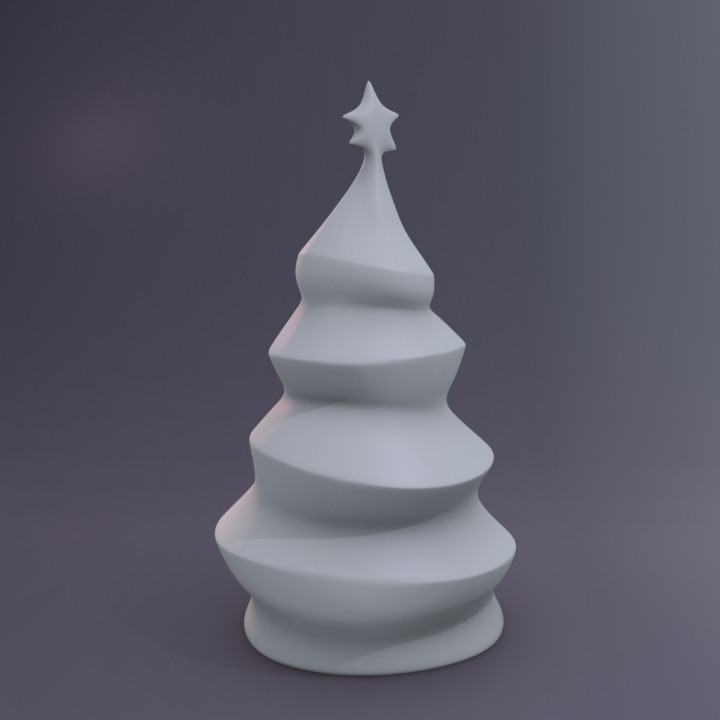 3D Printable Vase mode Xmas tree by Ignacio Sastre