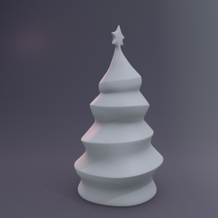 3D Printable Vase mode Xmas tree by Ignacio Sastre