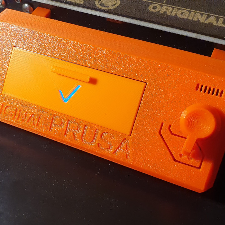 3D Printable Prusa i3 MK3 screen cover by Inglord