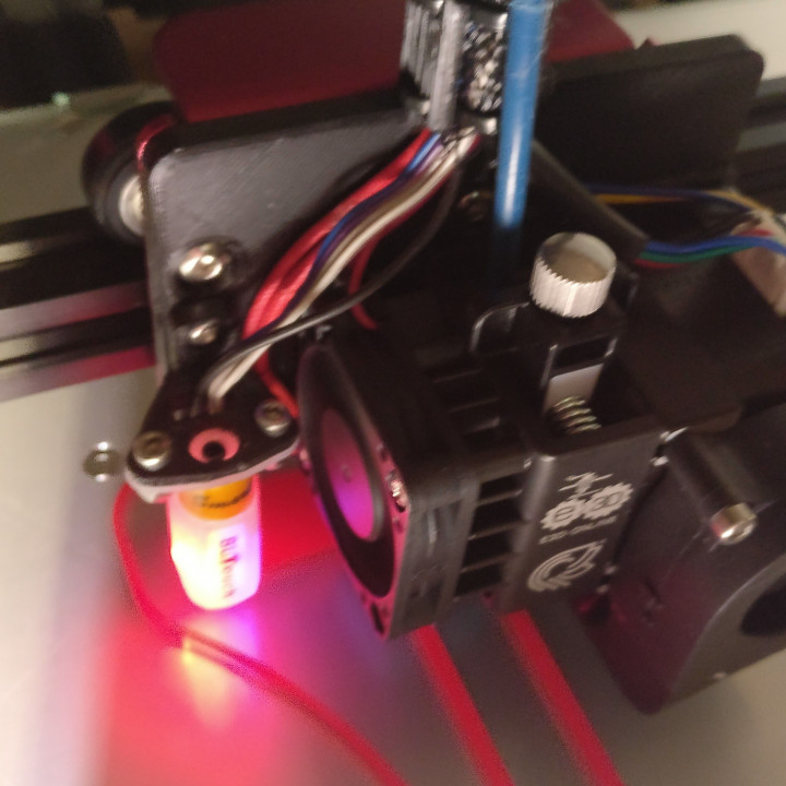 3D Printable CR-10 Max Hemera mount by Merijn van Mourik