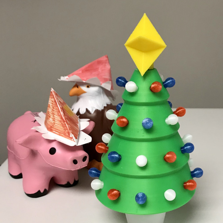 3D Printable Christmas Tree Assembly by Alex