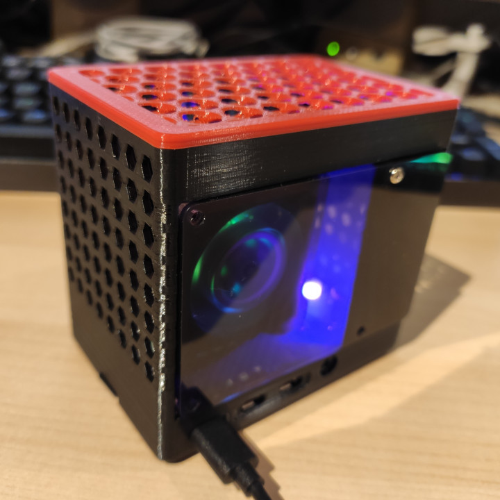 3D Printable Raspberry Pi 4 Ice Tower case by aa bb