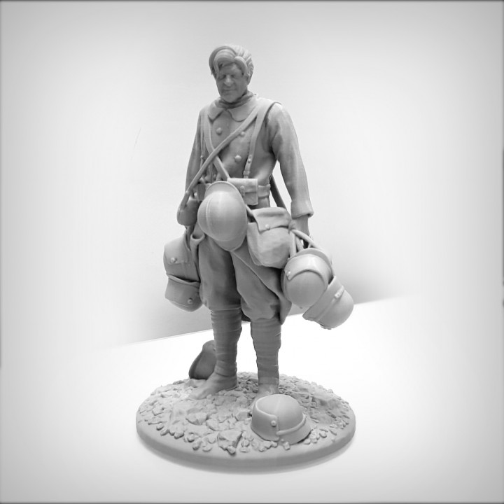 3D Printable Helmet hunter by Alphonse Marcel