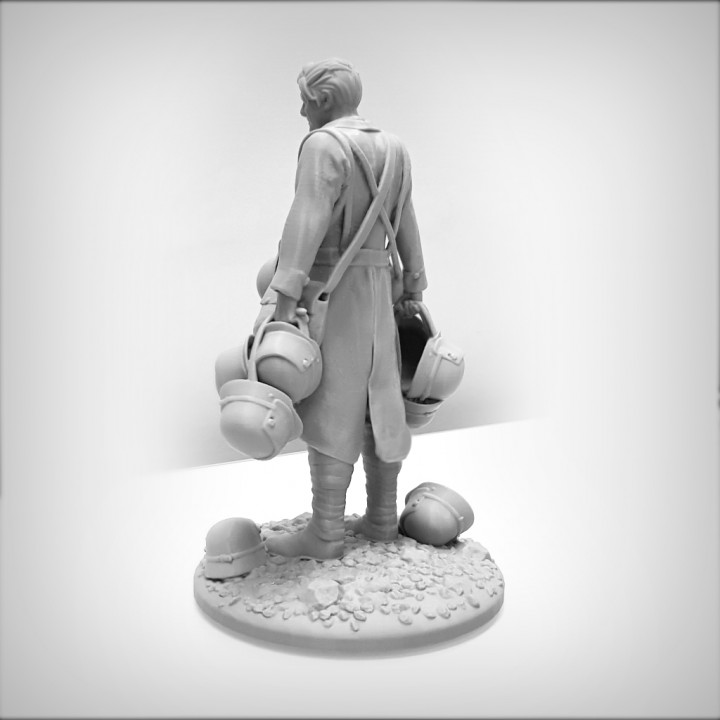 3D Printable Helmet hunter by Alphonse Marcel