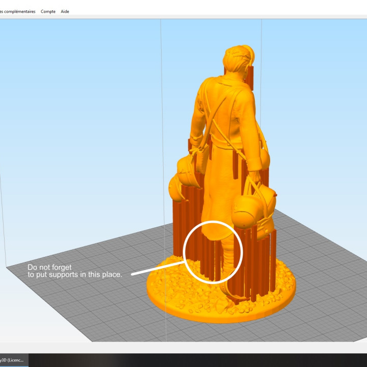 3D Printable Helmet hunter by Alphonse Marcel