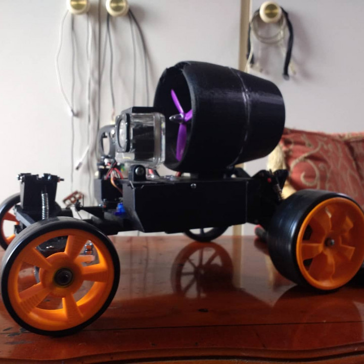 3D Printable jet car by Marek Kozuchowski