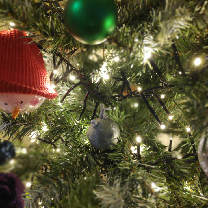 3D Printable The Little Prince - Star and Rose Christmas Tree Bauble by ...