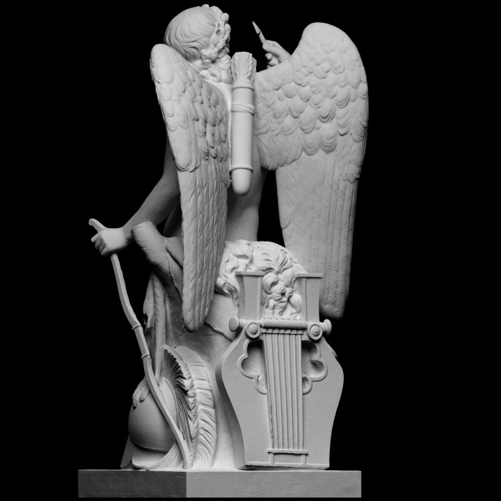 3D Printable Cupid Triumphant by Thorvaldsens Museum