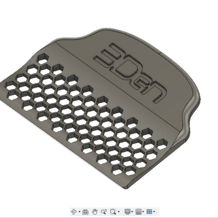 3D Printable Resin Comb/Rake by Adam Barnsley