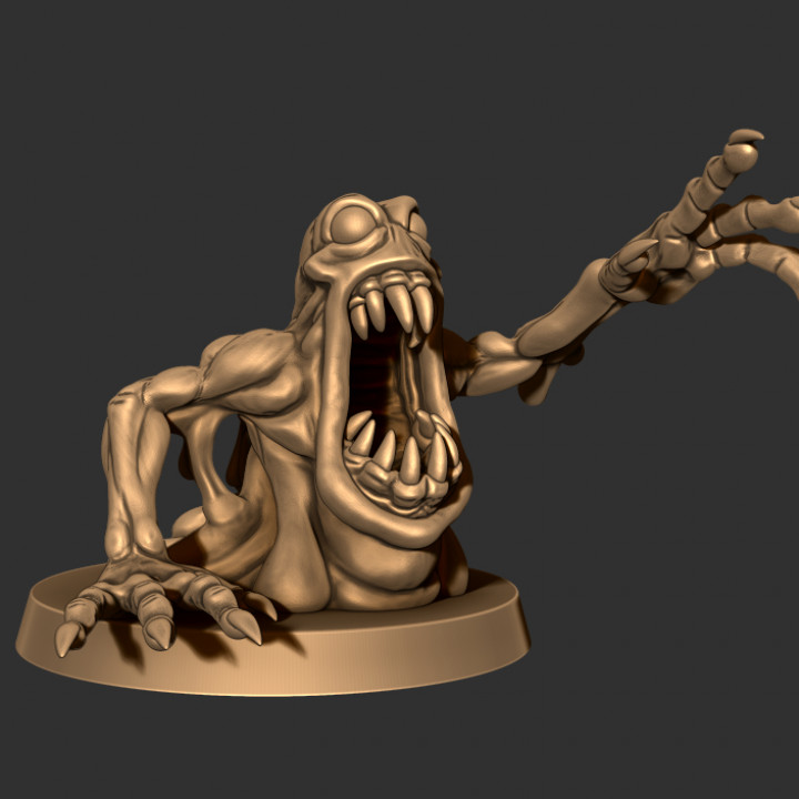 3D Printable Ectomorph Monster Figure - Wretched Soul (sample) by ...