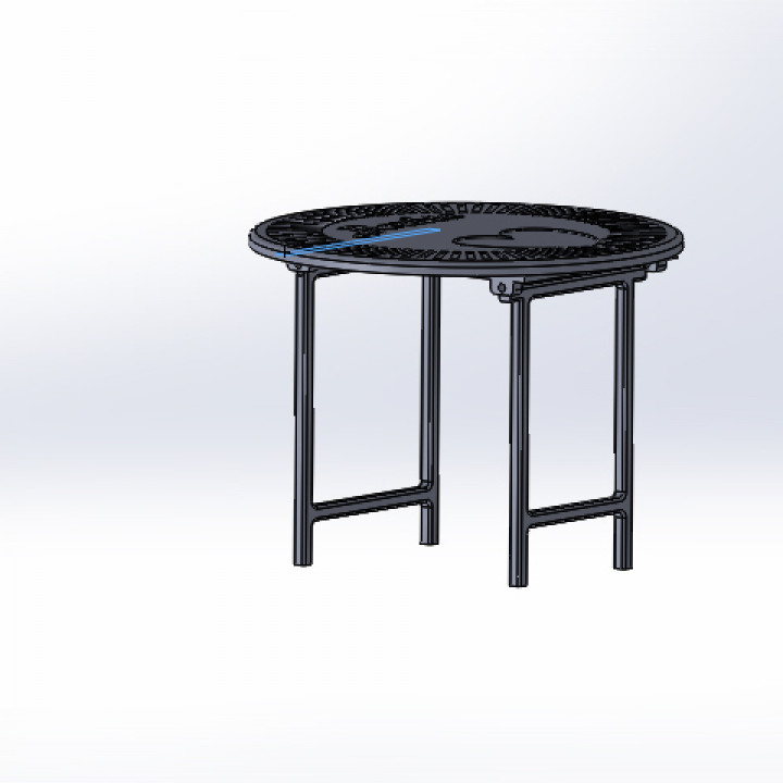 3D Printable table Barbie by Altair