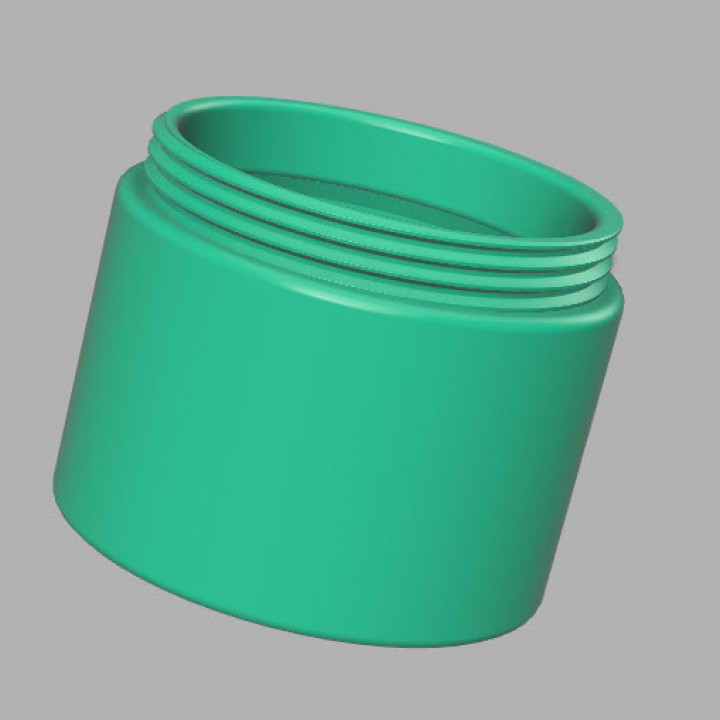 3D Printable Round Container (optimized) by Tuan Le