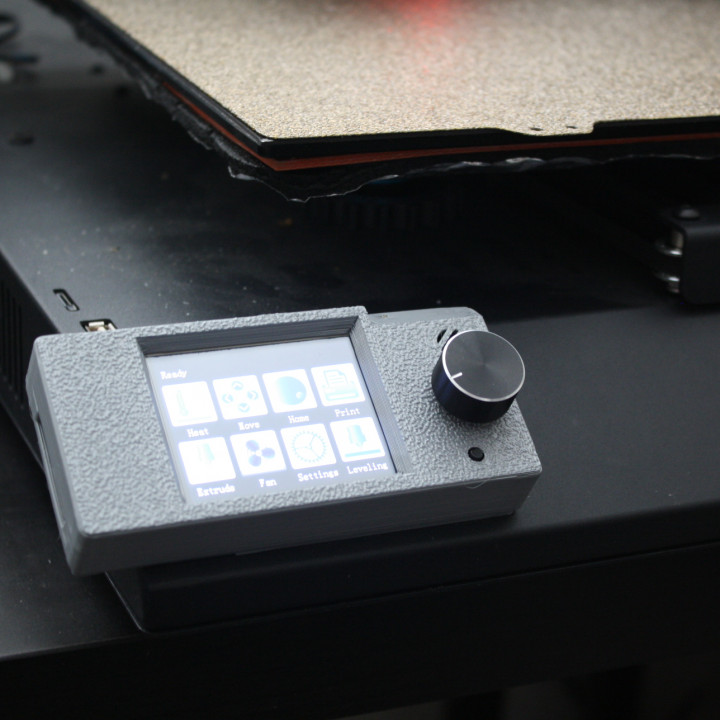 3D Printable Artillery Sidewinder X1 TFT24 Case by Justin Cuellar