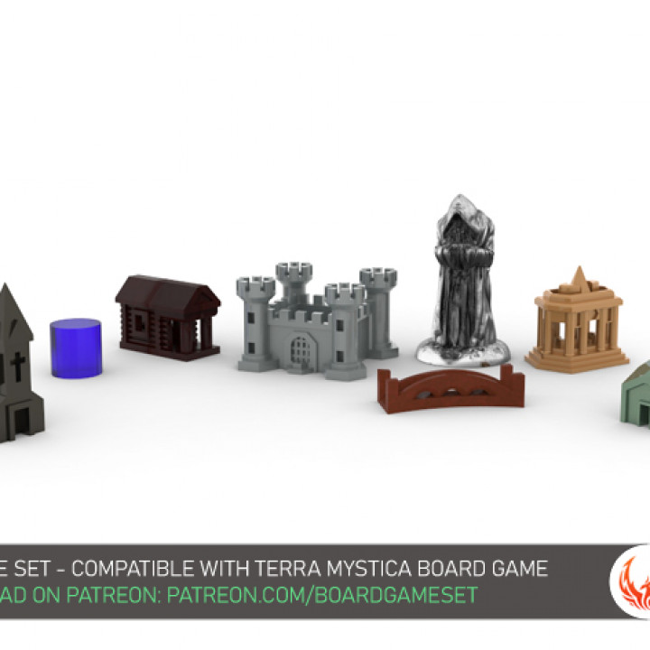 3D Printable Pig meeple game token for Board games by BoardGameSet