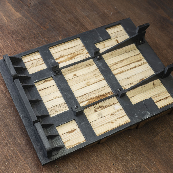 3D Printable Flatbed for Rc4wd TF2 by RC Nerds