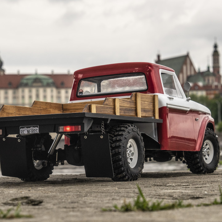 3D Printable Flatbed for Rc4wd TF2 by RC Nerds