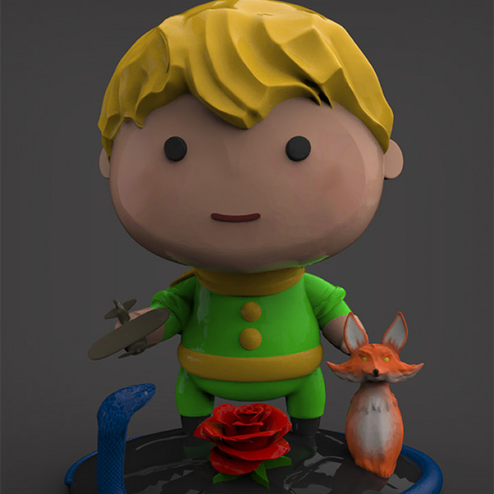 3D Printable The Little Prince by Stephen Townsend
