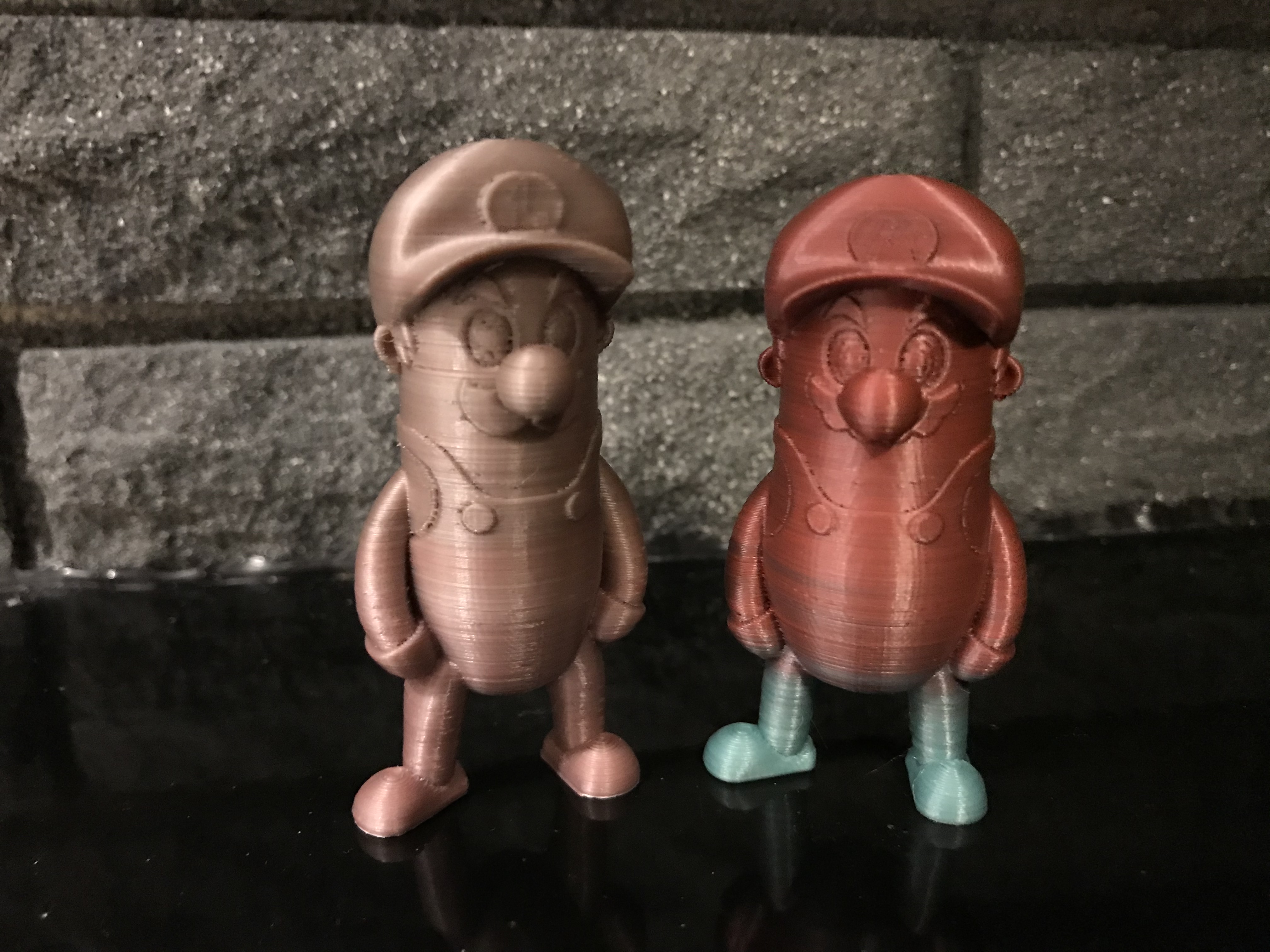 3D Printable Mario Bros Minis w/ MMU by Dsk