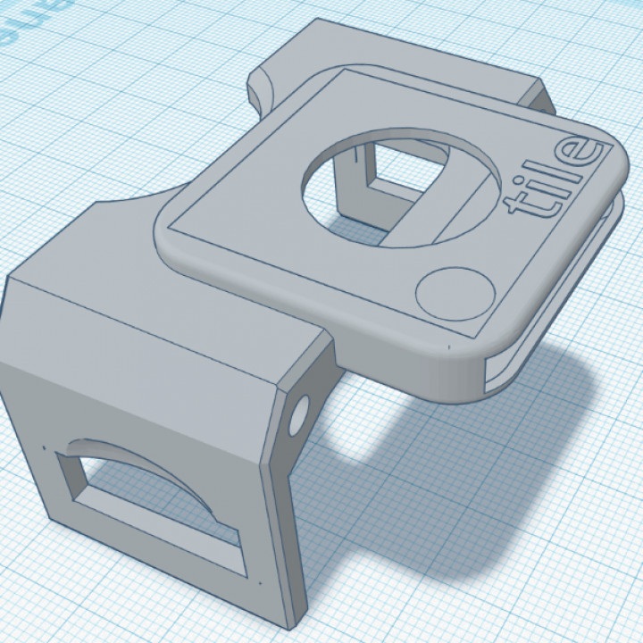 3D Printable MAVIC 2 tile tracker holder by Dez Hoyle