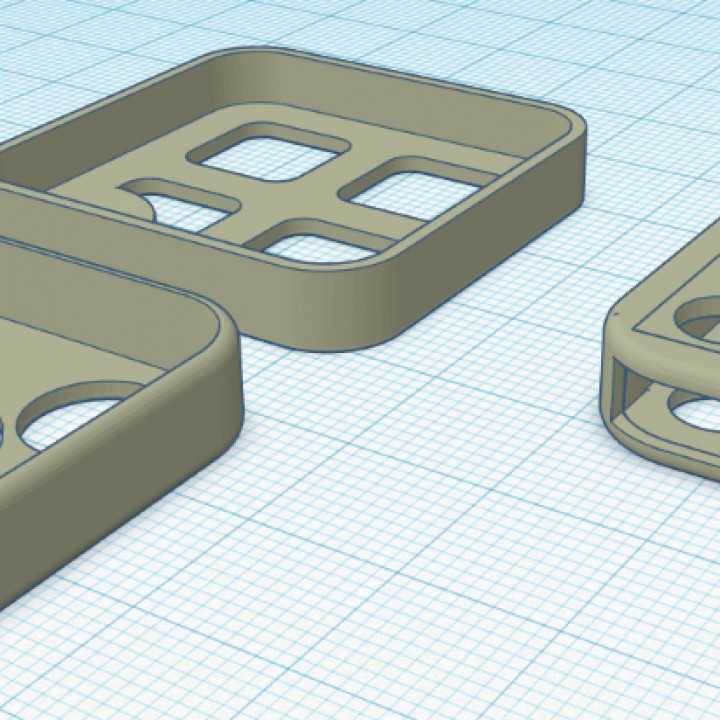 3D Printable Holders for "tile" tracker by Dez Hoyle