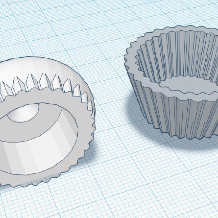 3D Printable Cupcake jewellery box by Dez Hoyle