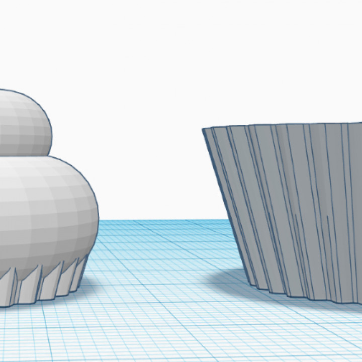 3D Printable Cupcake jewellery box by Dez Hoyle