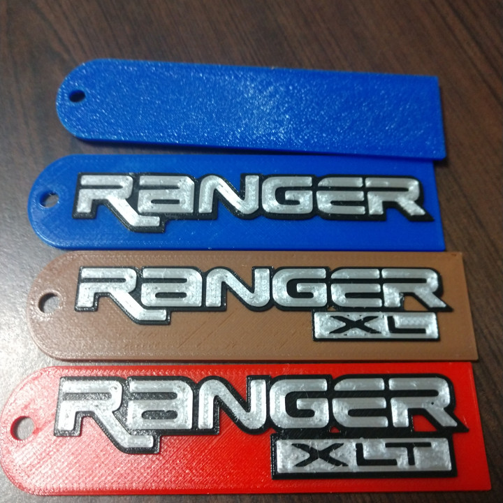 3D Printable Ford Ranger XL key tab by Brad