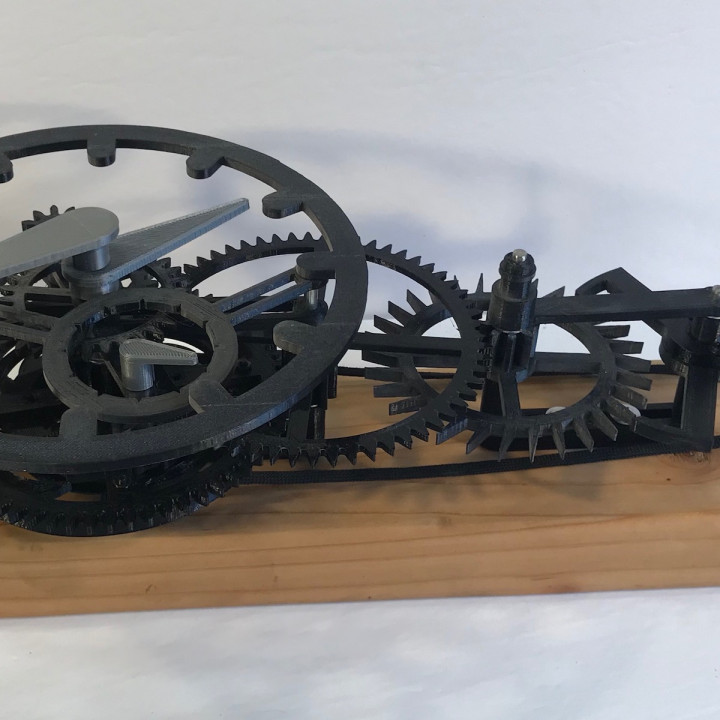 3D Printable Clock One by Jacques Favre