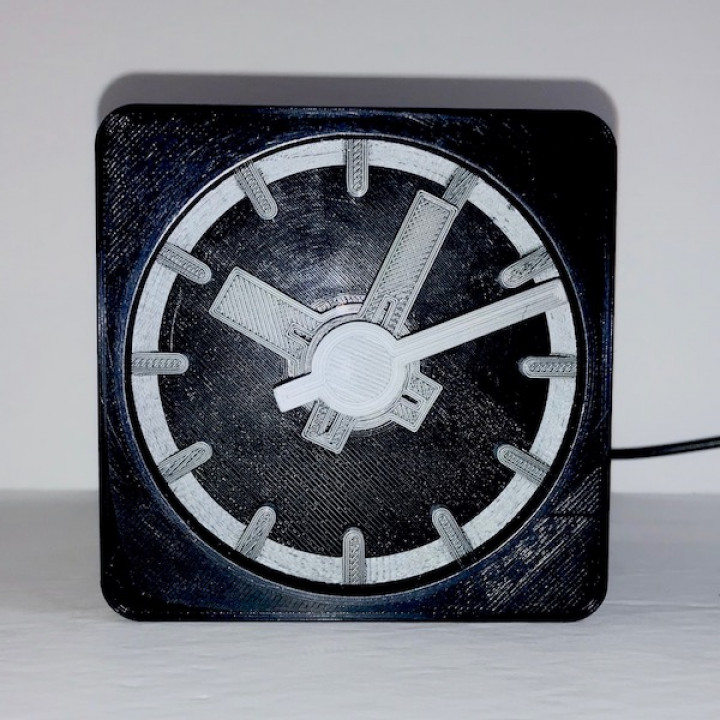 3D Printable Second Arduino Clock by Jacques Favre