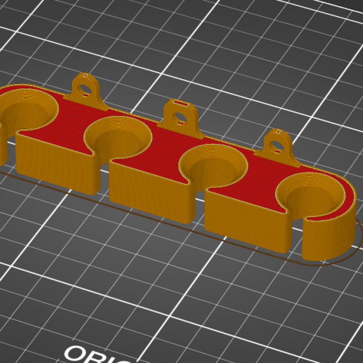 3D Printable Hex Driver Holder / Mount by Valenin 3D