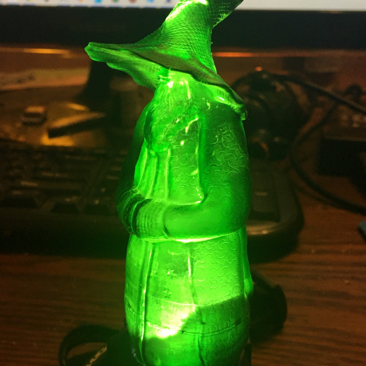 3D Printable Green Wizard by ArcLight3d